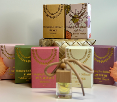 8 ML Hanging Lei Diffuser – Nostalgic Scents of Hawai'i By: Ha'a & Co.